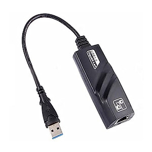 Diarypiece Ethernet Network Card 10/100/1000Mbps Converter, USB 3.0 Adapter To RJ45 Lan Adapter, for Laptop Computer Game Switch