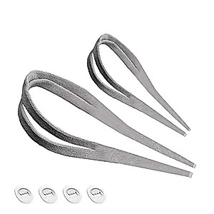 Headgear Strap Replacement for ResMed AirFit P10™ Nasal Pillow CPAP Mask by Snugell™ | Grey Color | Pack of Two| Four Adjustment Clips| Durable Premium Nylon Material | Maximum Adaptability & Comfort