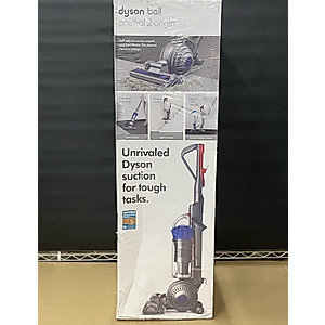 Dyson Ball Animal 2 Upright Corded Vacuum Cleaner: HEPA Filter, Height Adjustment, Self-Adjusting Cleaner Head, Telescopic Handle, Rotating Brushes, Blue