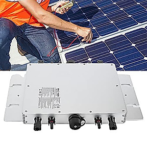 Solar Grid Tie Inverter, 1600W Micro Inverter Solar Grid Tie System, Solar Photovoltaic Power System Power Inverter, Automatic Identification & IP65 Waterproof