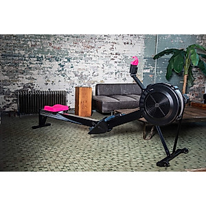 Vapor Fitness Pink Phone Holder and Silicone Seat Cover Combo Designed for The Concept 2 Rowing Machine and PM5 Monitor