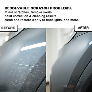 BATOCA S2 Cordless Polisher, Car Buffer Polisher with 2pcs 5Ah Batteries, LCD Screen Display, 2000- 4500 RPM Smart New Wireless Polishing Machine for Removing Scratch