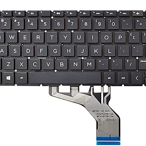 SUNMALL Replacement Keyboard Compatible with HP 250 G7 255 G7 15-DA 15-DB 15-DK 15-DR 15-DW 15-DU 15S-DU 15-DY 15s-DY 15s-EQ 15-EF 15s-FQ 15-GW 17-CA.Home 17-by Black US Layout