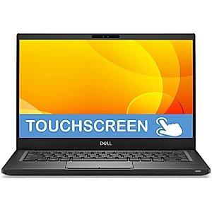 Dell Latitude 7390 13.3" FHD Touchscreen Laptop, Intel Core i5-8350U, 16GB DDR4 RAM, 512GB NVMe M.2 SSD, Fingerprint Reader, Backlit Keyboard, Face Recognition, CAM, Windows 10 Pro (Renewed)