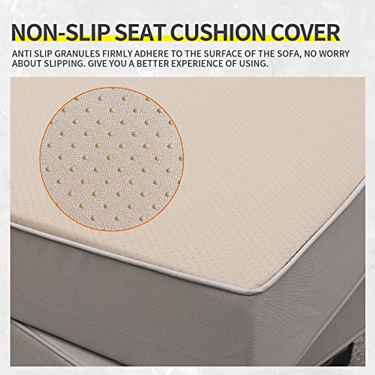 Lviden 7 Pieces PE Wicker Patio Furniture Set Outdoor Sectional Conversation Sofa Set with Liftable Storage Table, Non-Slip Cushions and Furniture Cover, Light Grey