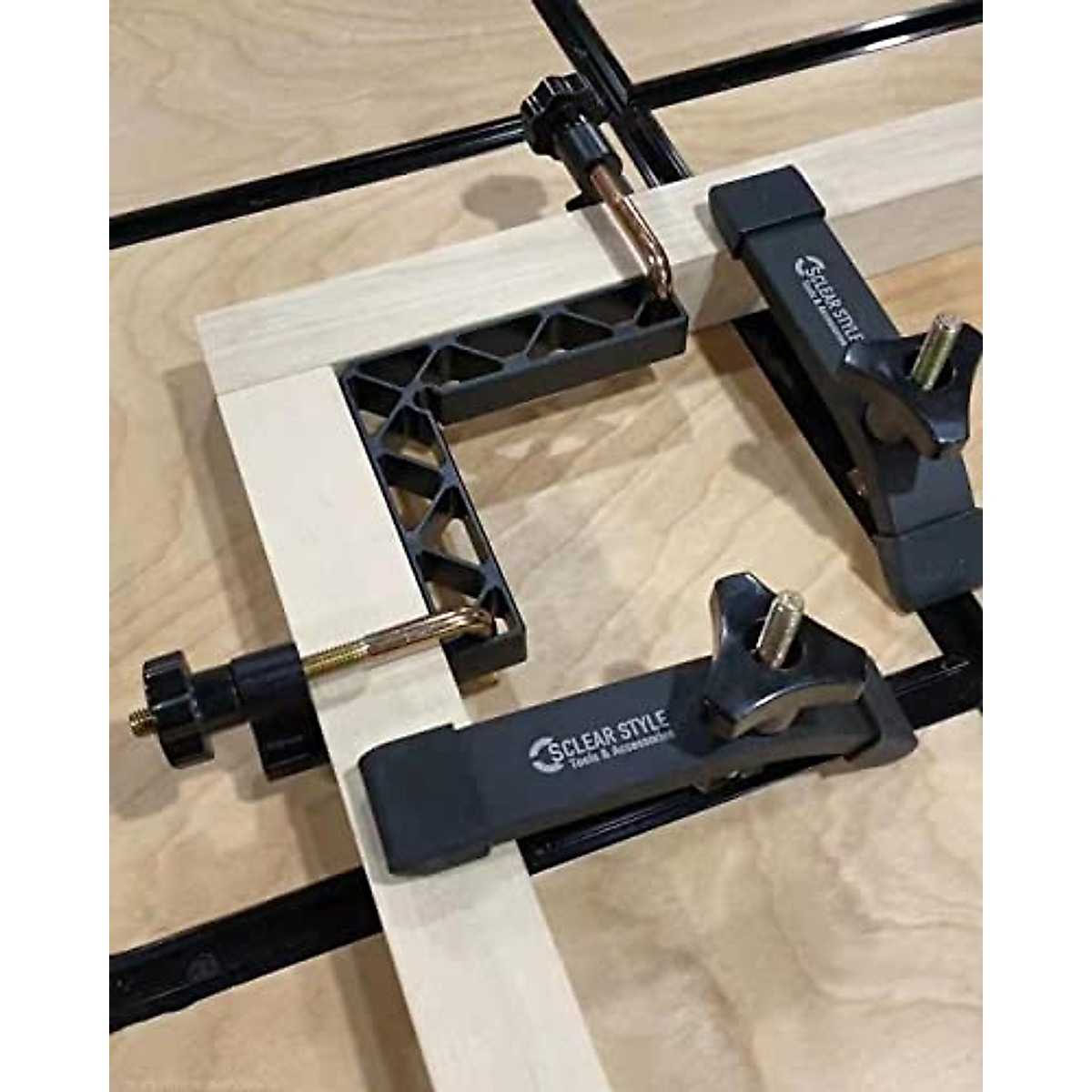 CLEAR STYLE T Track 4x48 Inch for Woodworking 2022 Double-Cut Jig Profile Universal T-Tracks with Predrilled Mounting Holes (48 Inch 4 Pack)