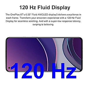 OnePlus 8T | 5G Unlocked Android Smartphone | A Day’s Power in 15 Minutes | Ultra Smooth 120Hz Display | 48MP Quad Camera | 256GB, Aquamarine Green | U.S. Version