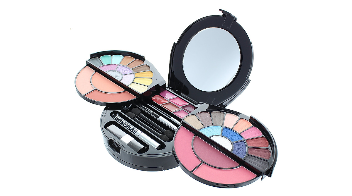 BR Deluxe Makeup Palette (64 Colors) with Pearl Shine - All-in-One Kit