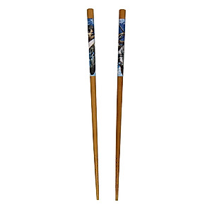 Attack On Titans Bamboo Set Of 2 Collectible Anime Chopsticks 8.85 Inches Long Gift Set