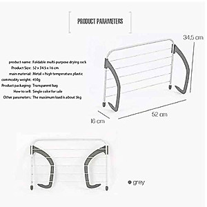 JEONSWOD Clothes Hanger Window Balcony Window Sill Drying Rack Folding Hanging Clothes Rack Balcony Drying Shoe Clothes Rack