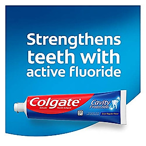 Colgate Cavity Protection Toothpaste With Fluoride, 6 Oz, Pack of 3