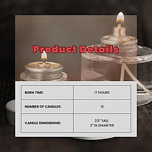 Hollowick Disposable Liquid Candles, 8 Hour, for Use in Glass Votive Tealight Lamp Holders, Restaurant Wedding Table Top Lights, Child Resistant Closures, 90 Pieces, Clear Fuel Oil HD8-90