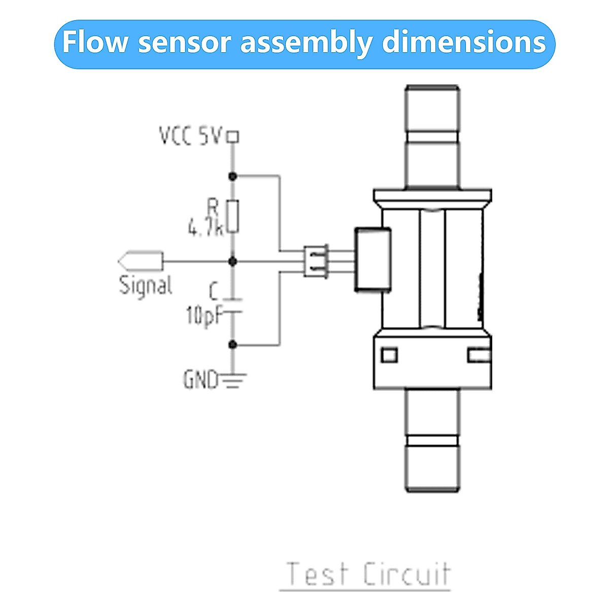 Micro flowmeter Water Purifier 9 MM flowmeter Low Start flowmeter Water Flow Meter Hall Effect Sensor Fluid Flowmeter Water Flow Counter
