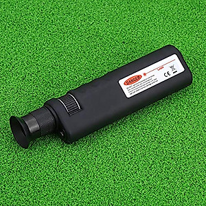 Fiber Optic Inspection Microscope 400x LED Illumination Handheld Anti Slip Rubber SC/LC/FC Connection Fiber Cable Microscope Detector