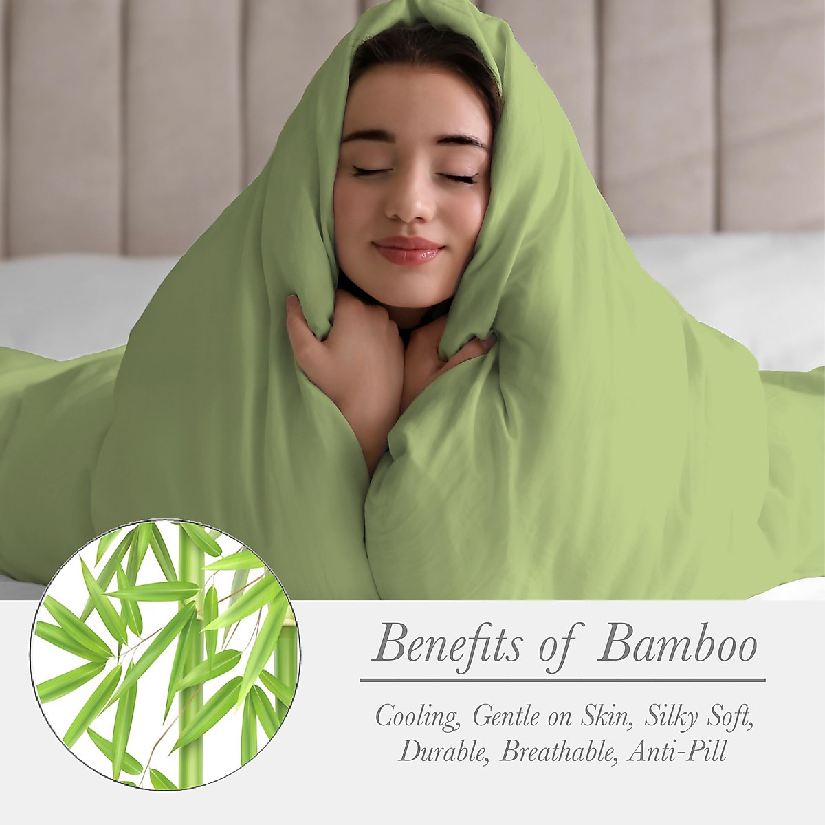 Sacred Thread Polyester and Rayon Duvet Cover - 1 Piece Set - Luxuriously Soft and Elegant - Zipper Closure - Vibrant, Fade Resistant Colors