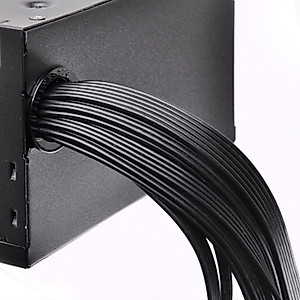 SilverStone Technology 550 Watt 80 Plus Bronze ATX PSU with Flat Black Cables ET550-B Power Supply, SST-ET550-B