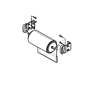 BOOHAO 4 Pairs Universal Replacement Mounting Brackets Roller Blind Repair Kit, Mount Window Shade Brackets, Curtain Roller Blind Accessories