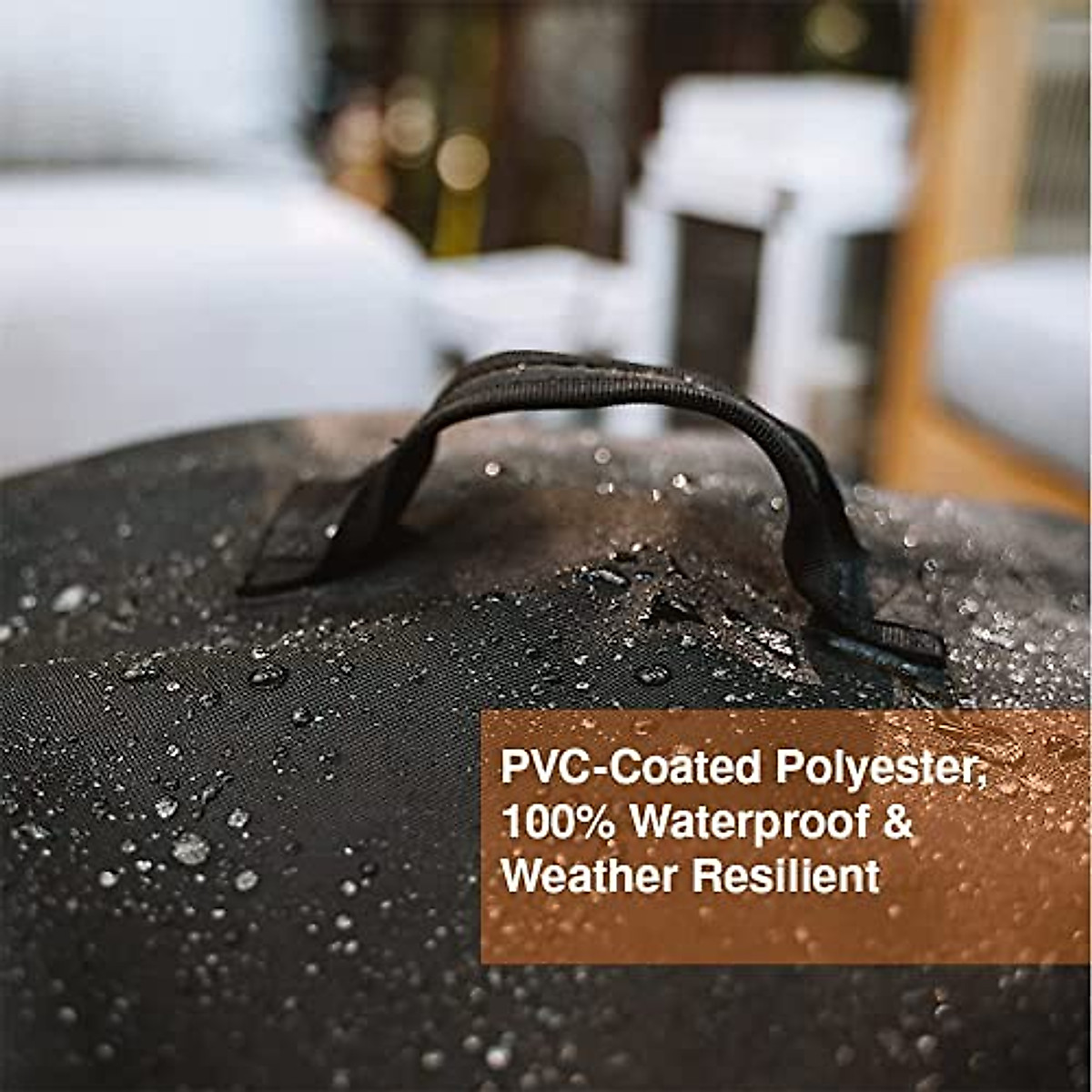 Solo Stove Yukon Shelter Protective Fire Pit Cover for Round Fire Pits Waterproof Cover Great Fire Pit Accessories for Camping and Outdoors, Black