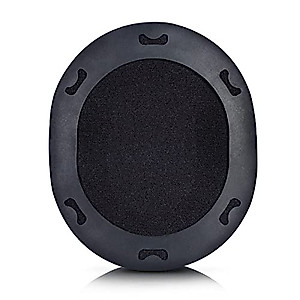 ATH-M70X Earpads Replacement Protein Leather Ear Pads Cushions Cover Repair Parts Compatible with Audio-Technica ATH-M70X Closed-Back Dynamic Professional Studio Monitor Headphones (Black)