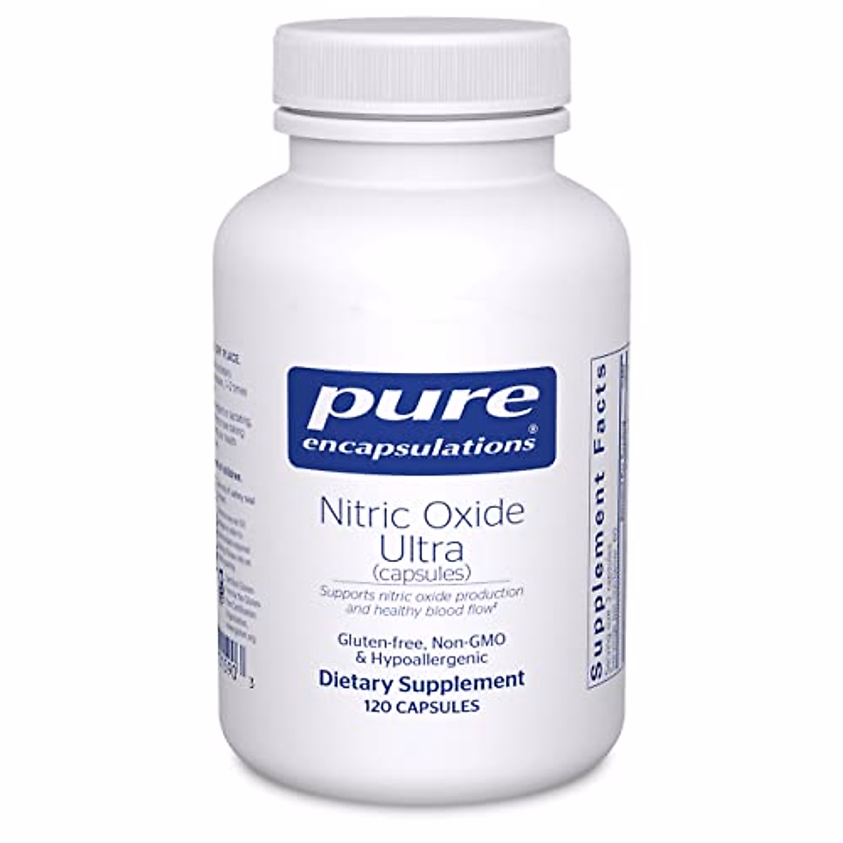 Pure Encapsulations Nitric Oxide Ultra (Capsules) | Supplement to Support Nitric Oxide Production, Healthy Blood Flow, and Vascular Health* | 120 Capsules