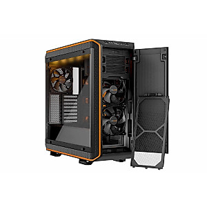 be quiet! Dark Base PRO 900 Orange Rev. 2, Full Tower ATX, 3 Pre-Installed Silent Wings 3 Fans, BGW14, Tempered Glass Window, RGB LED Illumination