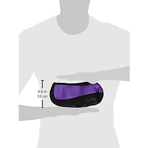 NuFoot Ballet Flats Women's Shoes, Best Foldable & Flexible Flats, Slipper Socks, Travel Slippers & Exercise Shoes, Dance Shoes, Yoga Socks, House Shoes, Indoor Slippers, Purple, Large