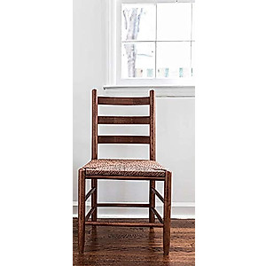 Dixie Seating Asheville Wood Ladderback Dining Chair No. 7W Walnut