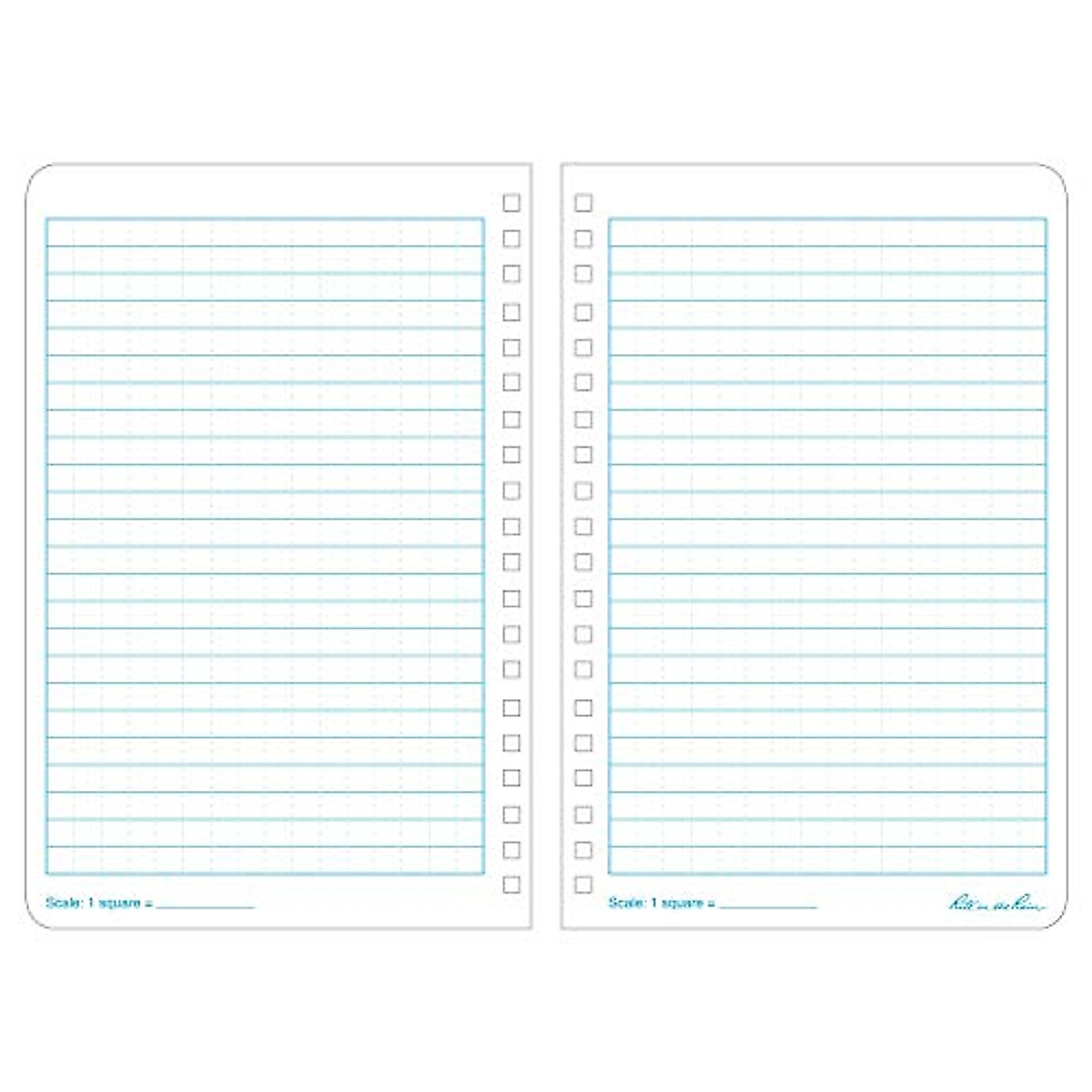 Rite in the Rain Weatherproof Side Spiral Notebook, 4.625" x 7", Yellow Cover, Universal Pattern, 3 Pack (No. 373L3)