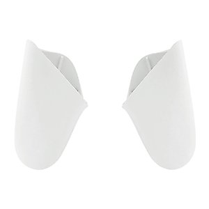 eXtremeRate White Replacement Handle Grips for Nintendo Switch Pro Controller, DIY Custom Hand Grip Shell for Nintendo Switch Pro - Controller NOT Included