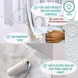 STENCILIT® Fern Wall Stencil for Painting - XL Stencil 24x32 in, Wall Stencils for Painting Large Pattern, Modern Large Wall Stencils