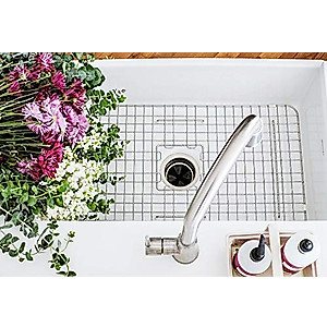 SinkSense Wren 27" x 15" Kitchen Sink Bottom Grid, Stainless Steel