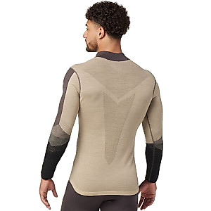 Intraknit Merino 200 CoLolerbLoleck 1/4-Zip Top - Men's, Shale/Dune, M