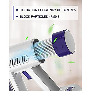 ORFELD Cordless Vacuum Cleaner, 24000Pa Powerful Cordless Vacuum, 6 in 1 Lightweight Stick Vacuum with Brushless Motor - 40 Min Runtime, for Pet Hair Carpet Car Hardwood Floor Cleaning