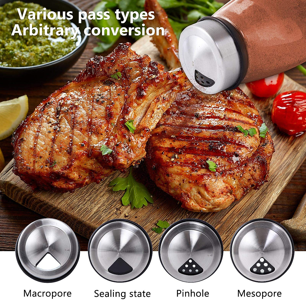 Revolving Spice Rack Organizer Storage for kitchen, Spice Stand Holder, Spinning Countertop Herb and Spice Rack Organizer with 12 Glass Jar Bottles Set