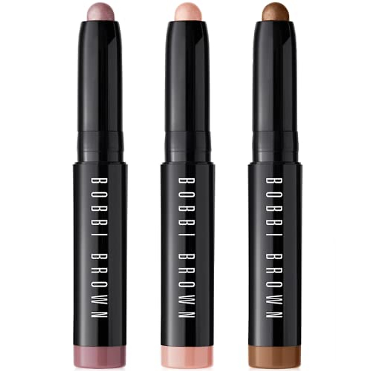 Bobbi Brown Long-Wear Cream Shadow Stick Mini Set - Dusty Mauve, Golden Pink, and Golden Bronze., 3 Count (Pack of 1)