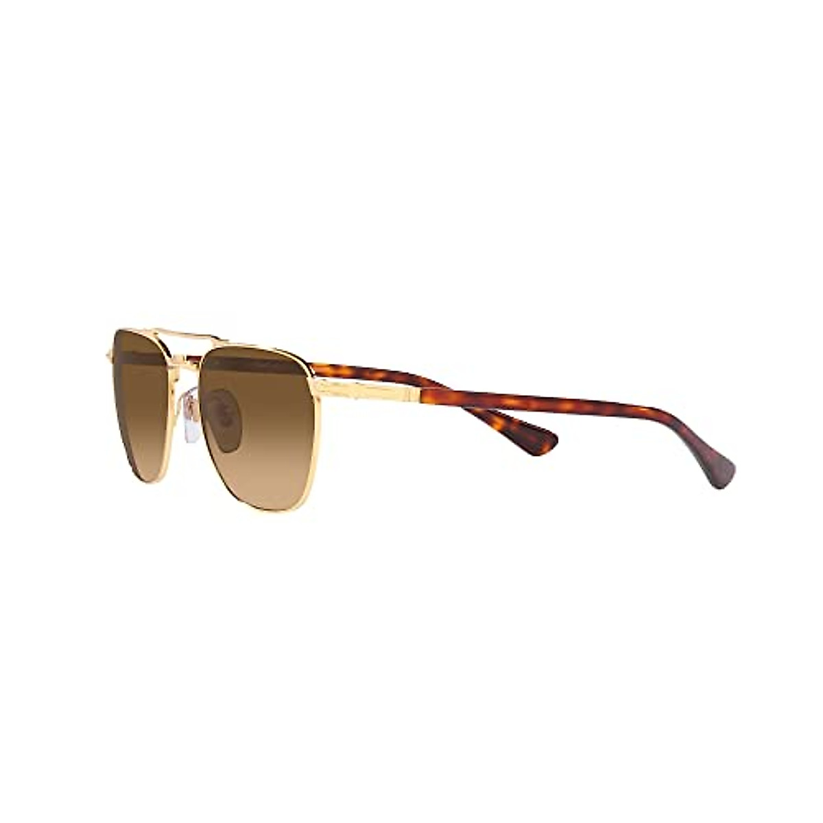 Persol PO2494S Square Sunglasses, Gold/Brown Gradient Polarized, 53 mm