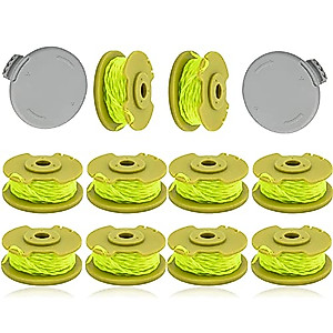 AC80RL3 String Trimmer Replacement Spool, Compatible with Ryobi One Plus+ AC80RL3 18v, 24v, and 40v Cordless Trimmers, 080 Inch Twisted Line, AC80RL3 Weed Eater String Auto-Feed Spool Line 11ft