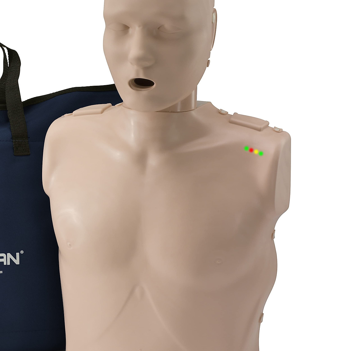 Prestan Professional Adult Medium Skin CPR-AED Training Manikin 4-Pack (with CPR Monitor)