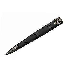 16" Silver Spear-Point Replica Medieval Celtic Knot Knife with Scabbard