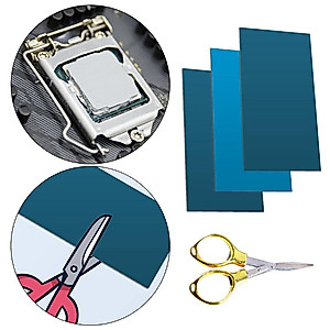 ＫＬＫＣＭＳ Silicone Thermal Pad 0.3mm/0.5mm/1.0mm Thermal Conductivity for Laptop Sink CPU GPU SSD Cooler Cooling Resistant High Temperature Resistant