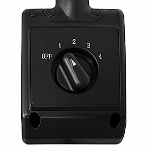 XPOWER FC-300 Heavy Duty Industrial High Velocity Whole Room Air Mover Air Circulator Utility Shop Floor Fan, Variable Speed, Timer, 14 inch, 2100 CFM, Black, Blue