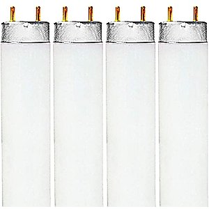 SYLVANIA (4 Pack) F20T12/D - 20 Watt - T12-24 inch - Daylight 6500K Fluorescent Tube