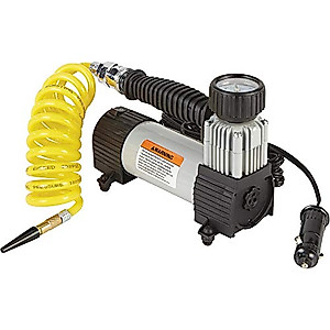 Klutch 12 Volt Portable Tire Inflator - 100 Max. PSI, 1CFM