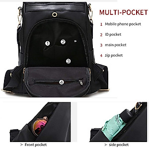 Women Backpack Purse Waterproof Anti-theft Daypack Lightweight School Shoulder Bag