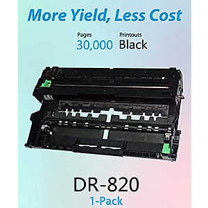 MM MUCH & MORE Compatible Drum Unit Replacement for Brother DR820 DR-820 DR 820 to Use for MFC-L5900DW HL-L6200DW HL-L5100DN MFC-L5800DW MFC-L5700DW HL-L5200DWT MFC-L6700DW HL-L5200DW (1 x Pack)