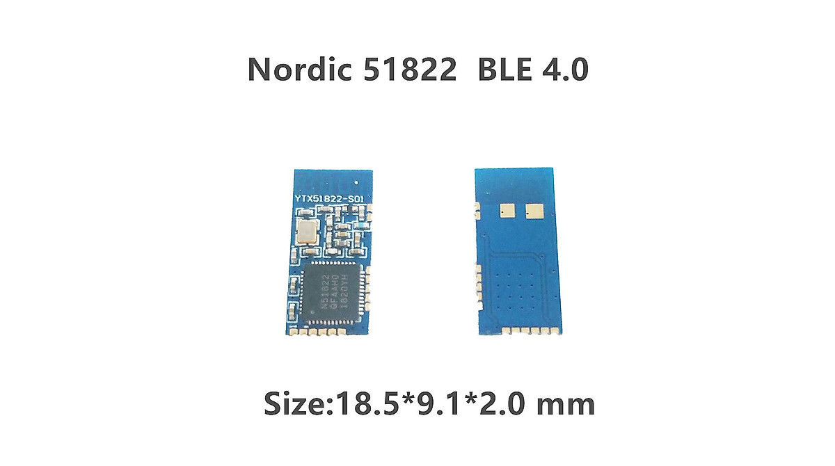 Nordic BLE 4.0 nRF51822 Bluetooth Module - Small Size, High Performance
