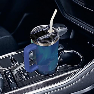 Flying Dragon 40 Oz Tumbler Insulated Stainless Steel Water Bottle Travel Mug Car Cup with Handle And Straw