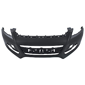 Primered Front Bumper Cover w/o Sensor Hole Replacement for 2013-2016 Escape