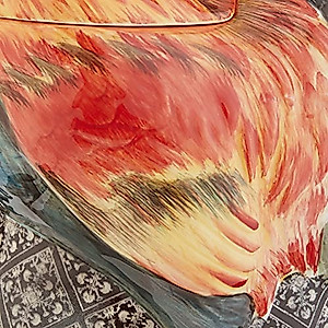 Certified International 11.25" Gilded Rooster 3-D Cookie Jar, One Size, Multicolor