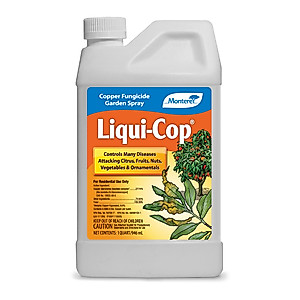 Monterey GL61100047999 32oz Liqui-CopCopper Fung 6/CS Copper Fungicide Spray Conc, 1 qt